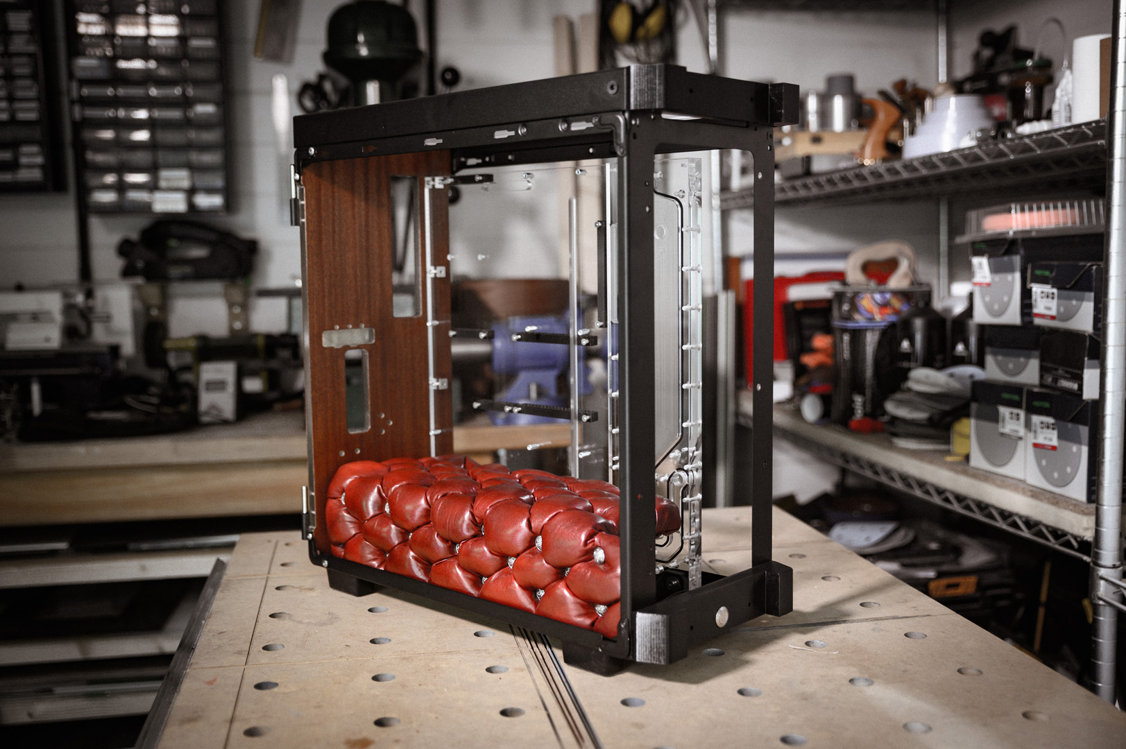 Making a Leather PSU Shroud: Toreador Bloodlines 2 Mod Pt. 3 | bit-tech.net