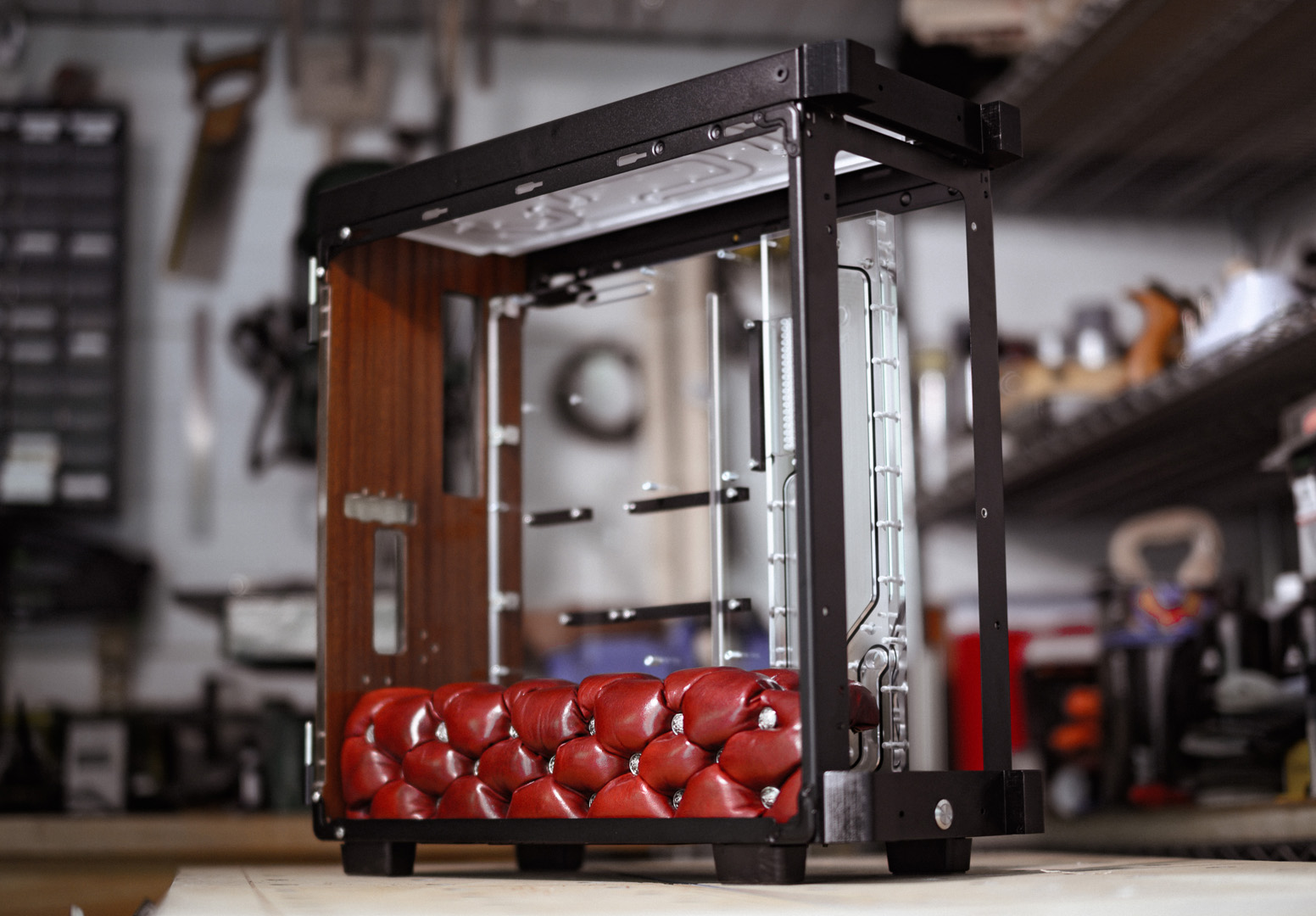 Making a Leather PSU Shroud: Toreador Bloodlines 2 Mod Pt. 3 | bit-tech.net